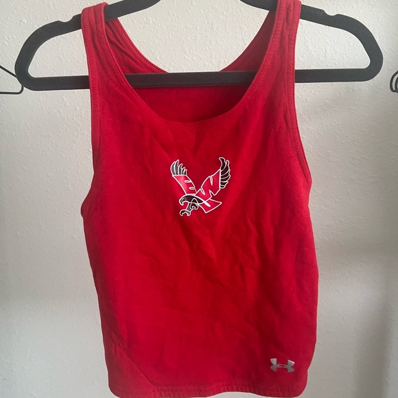 Tops | Red Ewu Crop Top | Poshmark